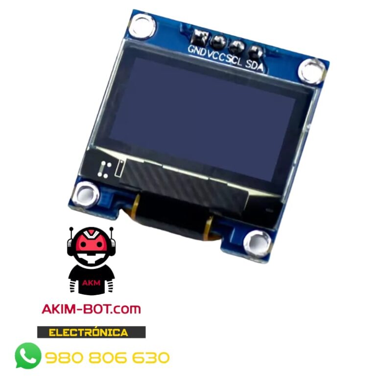 PANTALLA OLED PARA ARDUINO 0,96″ I2C – Akim-BOT
