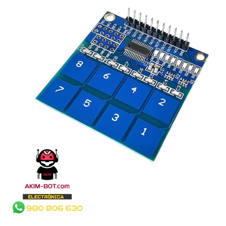 MÓDULO SENSOR TACTIL PARA ARDUINO – Akim-BOT MÓDULO SENSOR TACTIL PARA ARDUINO – Akim-BOT