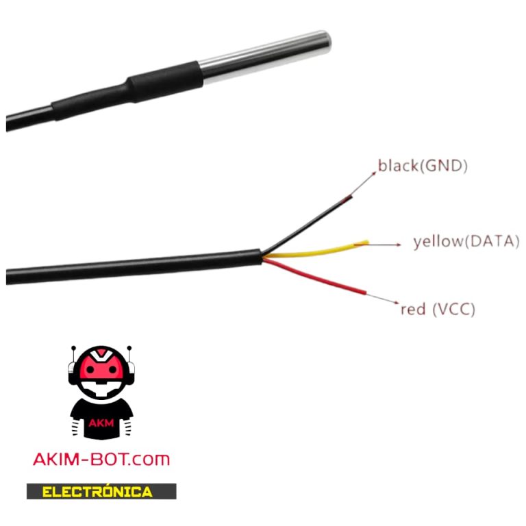 SONDA DS18B20 PARA ARDUINO – Akim-BOT